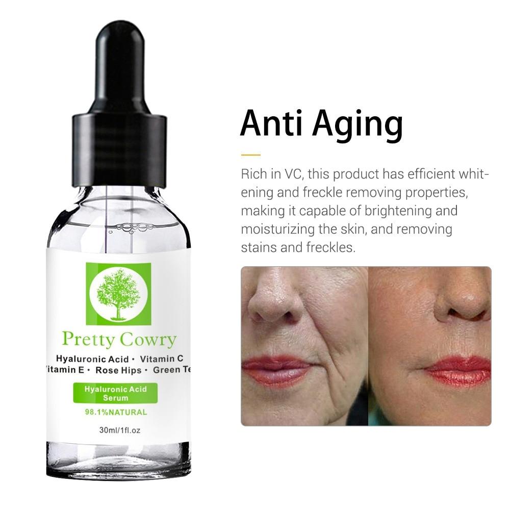 Pretty Cowry 100% Prue Green Tea Vitamin C Hayluronic Acid Essence Anti ...