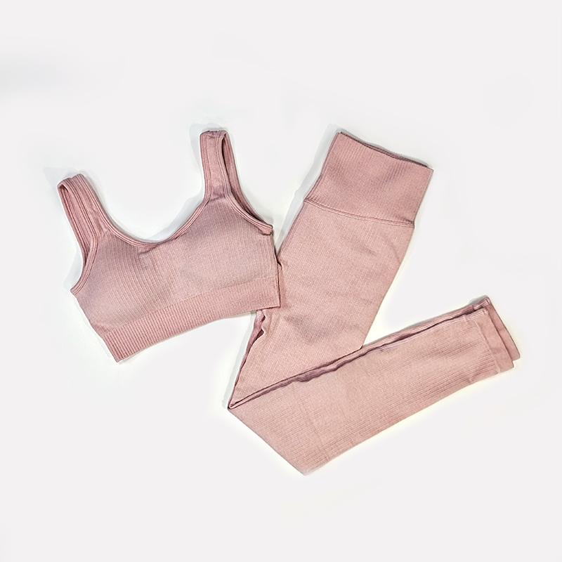 💰Köp billigt online Women's Sportswear Yoga Set Workout Clothes Athletic Wear Sports Gym Legging ...