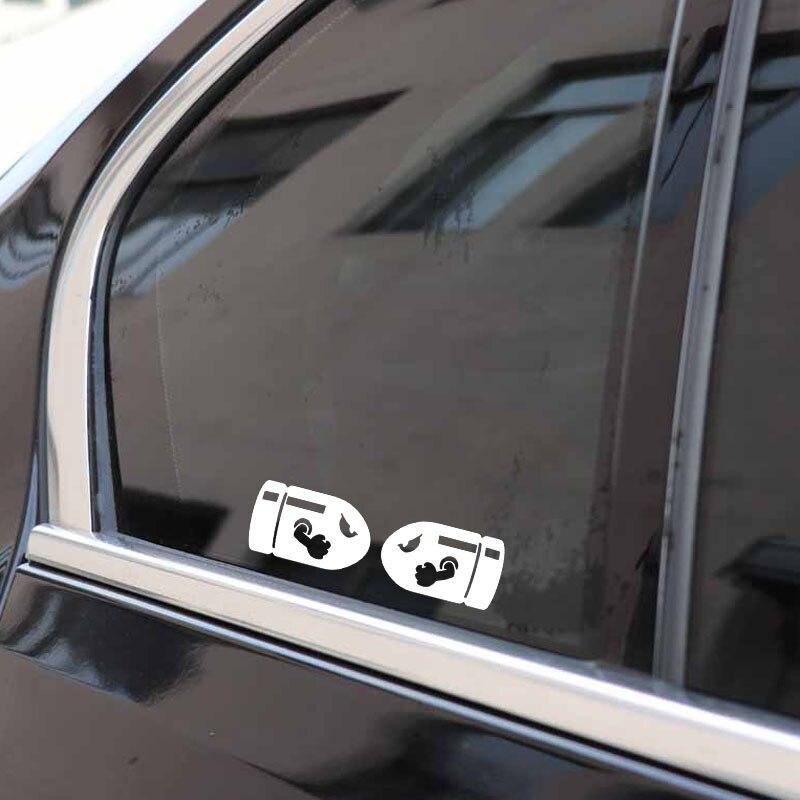2PCS(Left & Right) 21*6.5CM Bullet Bill Car Sticker Decals Super Mario ...