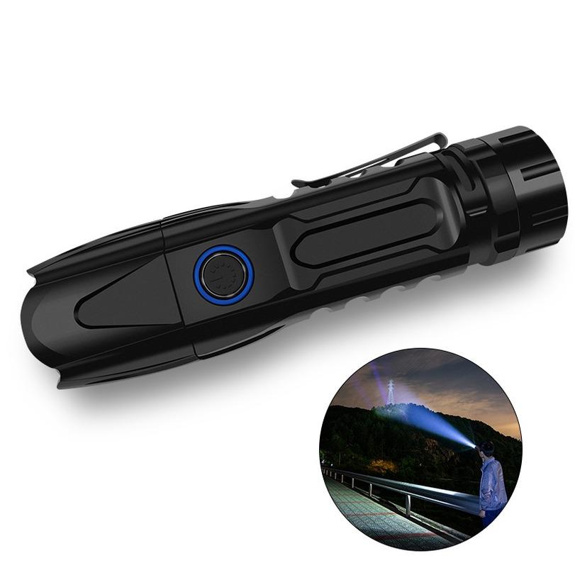 Buy LED Flashlight XHP90.2 Lamp Waterproof USB Rechargeable Smart Chip ...
