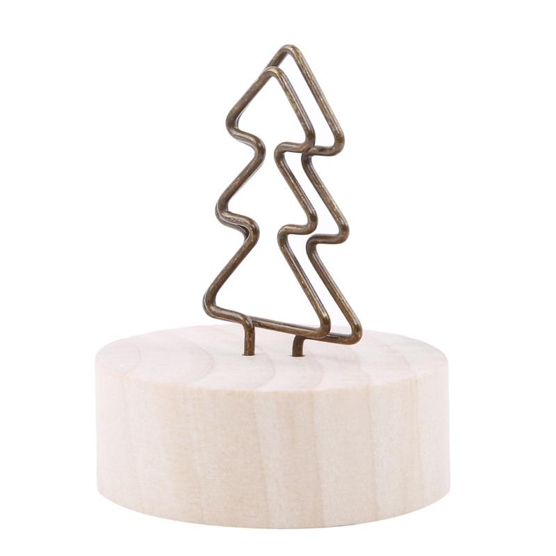 Buy Pincer Clips Paper Po Clip Holder Wooden Small Clamps Stand for ...