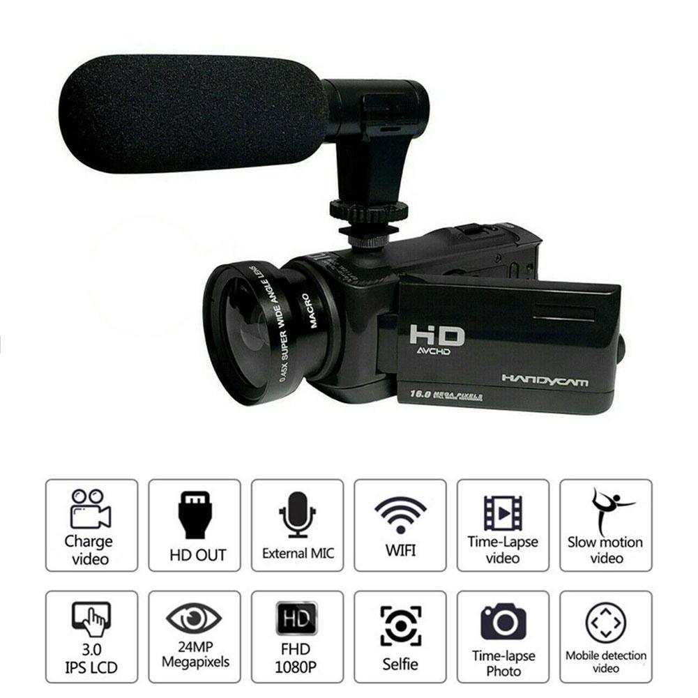 Buy 1080P HD 16X Zoom Digital Video Camera Professional Record ...