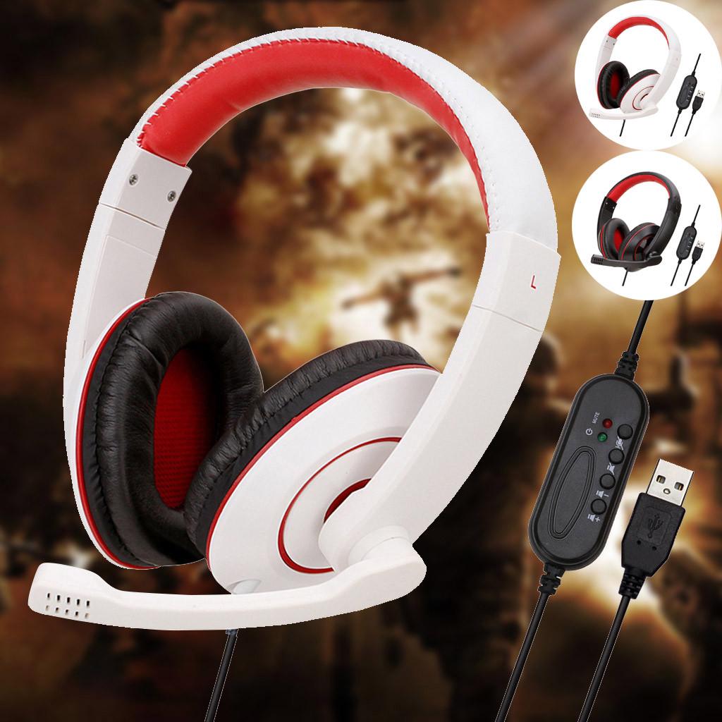 Buy Ministore Gaming Headset USB Over-Ear Stereo Gaming ...