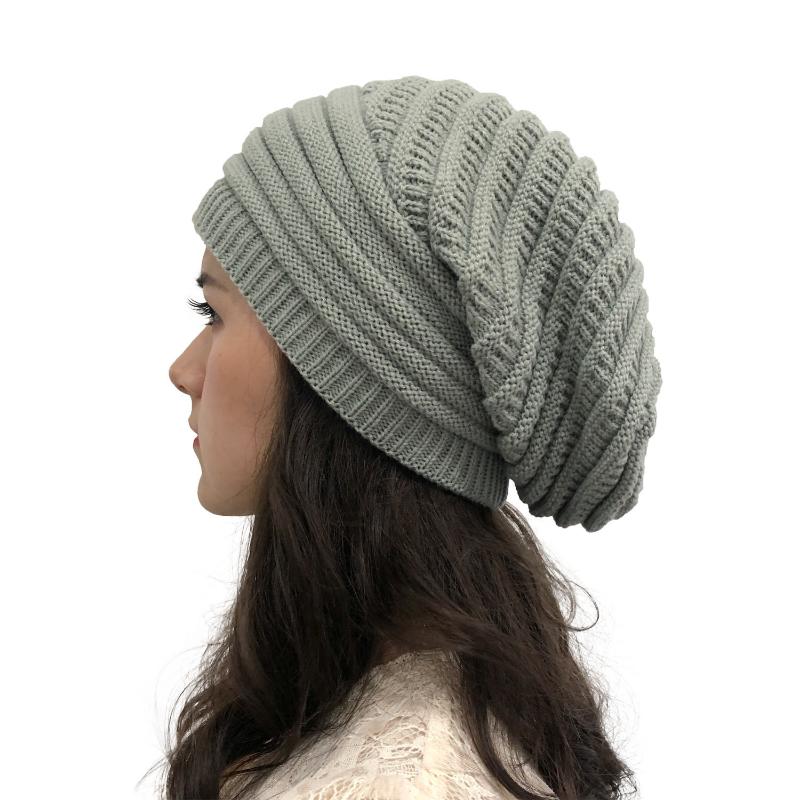 Cheap Womens Beanie Winter Hat Lightweight Thermal Warm Cable Ribbed ...