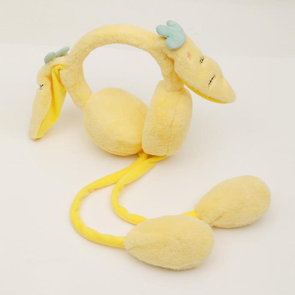 3-12Y Winter Earmuffs For Kids Floppy Ear Hat Moving Ears Funny Ear ...