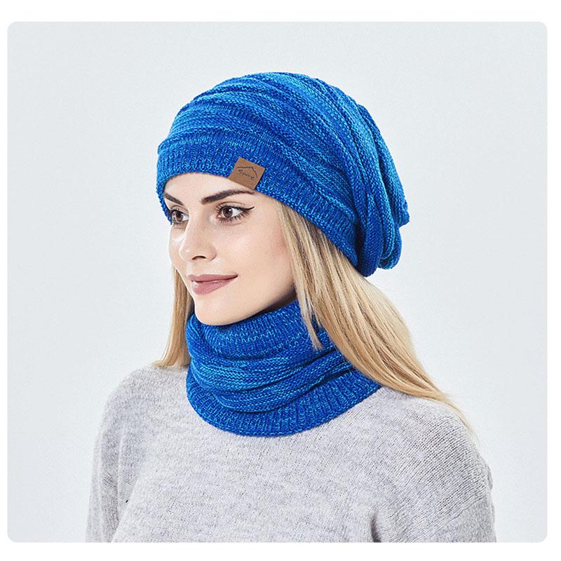 Buy 2021 Autumn and Winter New Knitted Wool Hat Women's Hat Outdoor Men ...