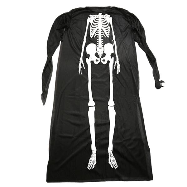 Halloween Costume Skull Skeleton Cosplay Costume Set for Performance ...