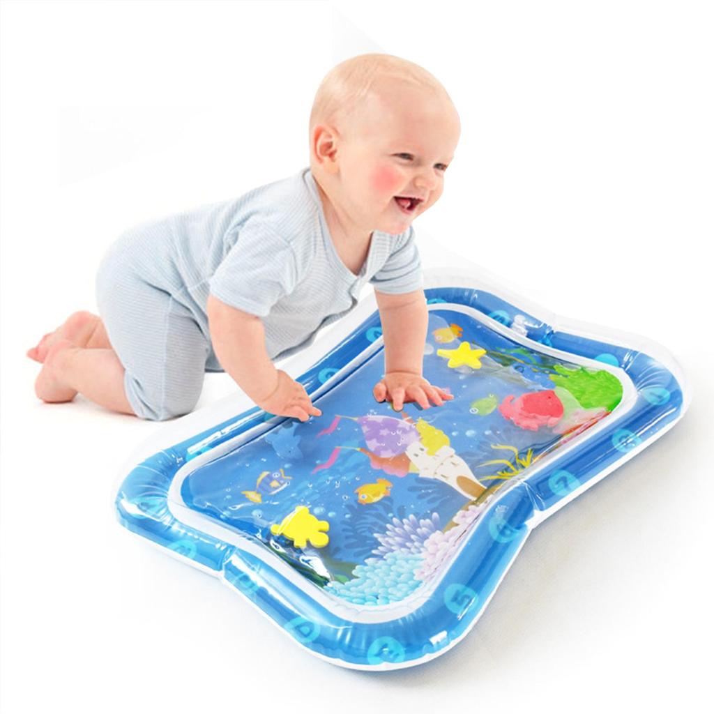 Tummy Time Baby Water Play Mat Inflatable Toy Mat-Baby Inflatable Mat ...