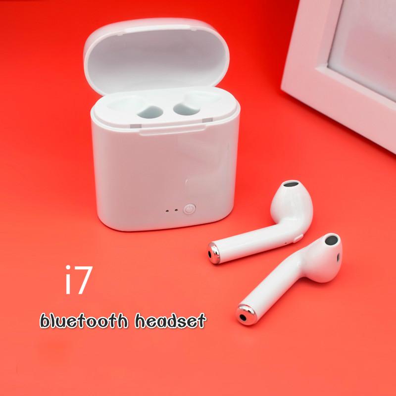 Buy Tws Bluetooth Headset I7 Wireless Bluetooth Headset with Charging ...