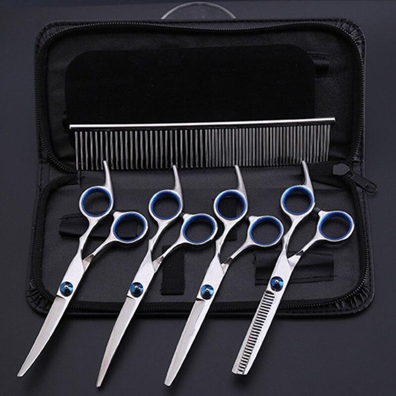 Buy Safty Pet Grooming Scissors Stainless Steel Professional Dog ...