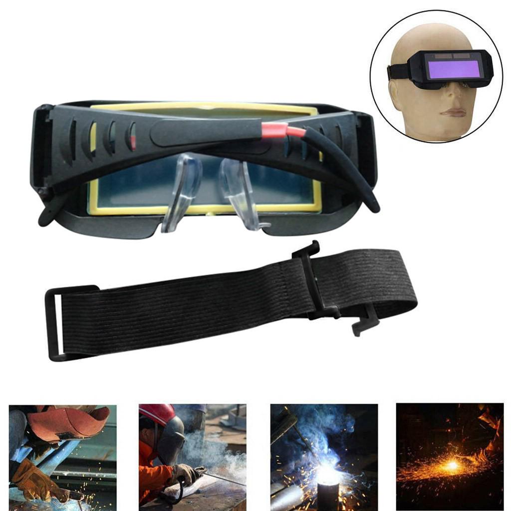 Buy Solar Powered Auto Darkening welder welding Glasses mask Helmet ...