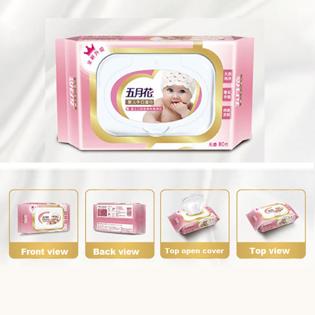 Antibacterial Wet Wipe Tissue Disposable Clean Hand Health Care 80 ...