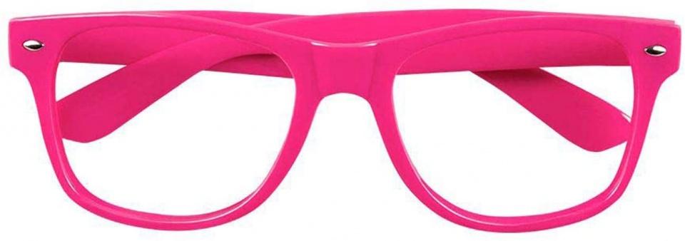 Buy Boland 02641 - lunettes de soirée nerd, rose fluo, pour adultes ...
