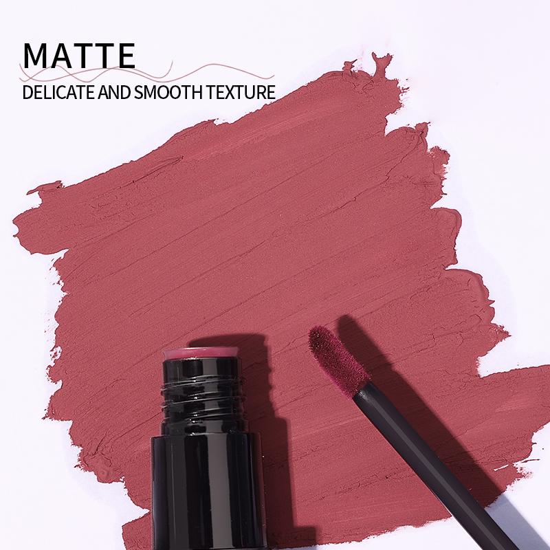 Buy Kimuse Powerful Matte Pigment Liquid Lipstick Long-Lasting Lip ...