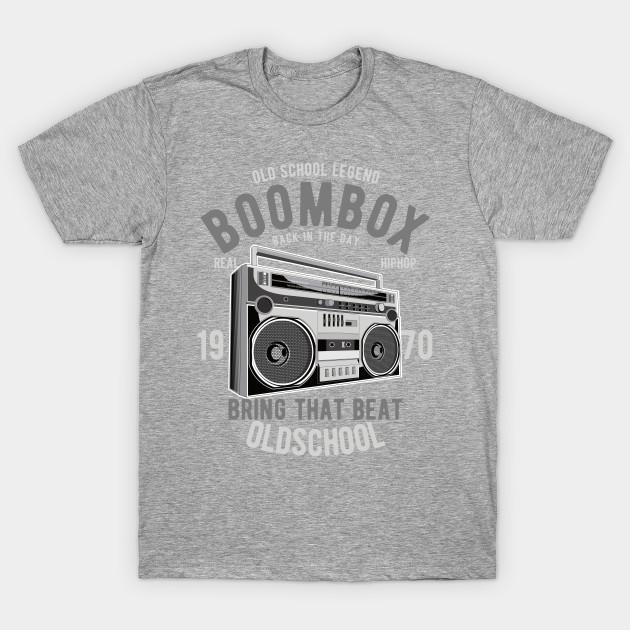 Buy Unisex Fashion TShirt Boombox Print Plus Size XS-6XL T-Shirt 100 ...