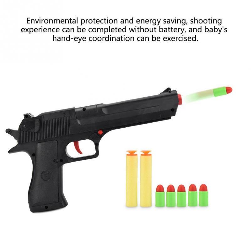 Buy ABS Kids Soft Bullet Toy Gun with Soft Rubber Sponge Bullets at ...