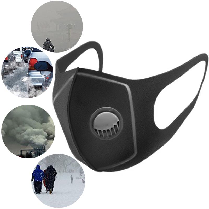 Unisex Washable Breathable Valve Mask Masks Sponge With Filter Layer ...