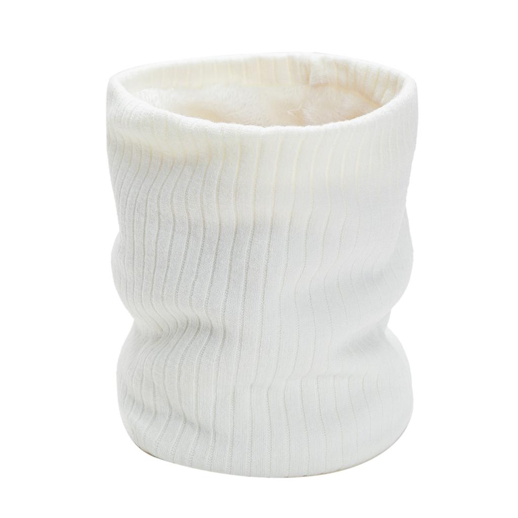 Buy Winter Outdoor Men's and Women's Fleece Knitted Neck Sleeve Solid ...