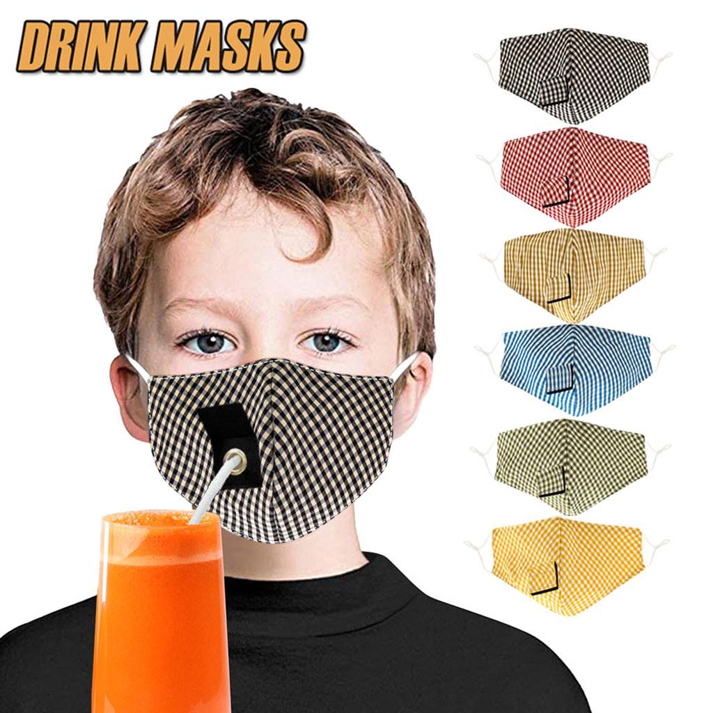 Buy [TL] Kids Boys Girls Protect Dustproof Face Mask Drinking Mask with ...