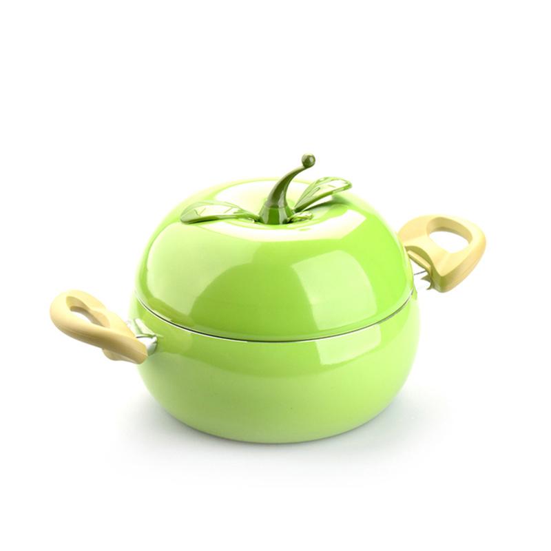 Buy Creative Fruit Shape Cooking Pot Aluminum Non-stick Soup Pot Frying ...