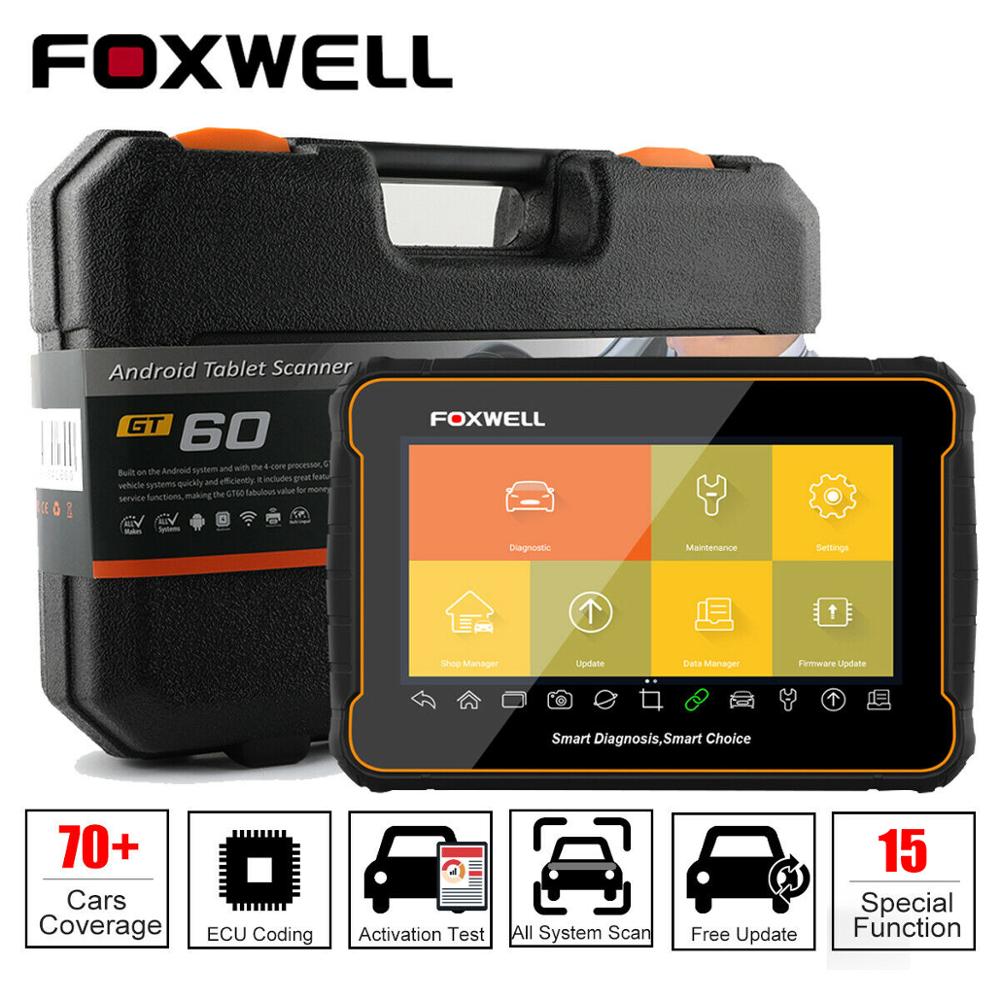 All System Scan Tool Foxwell GT60 Full System OBD2 Scanner SAS EPB DPF ...