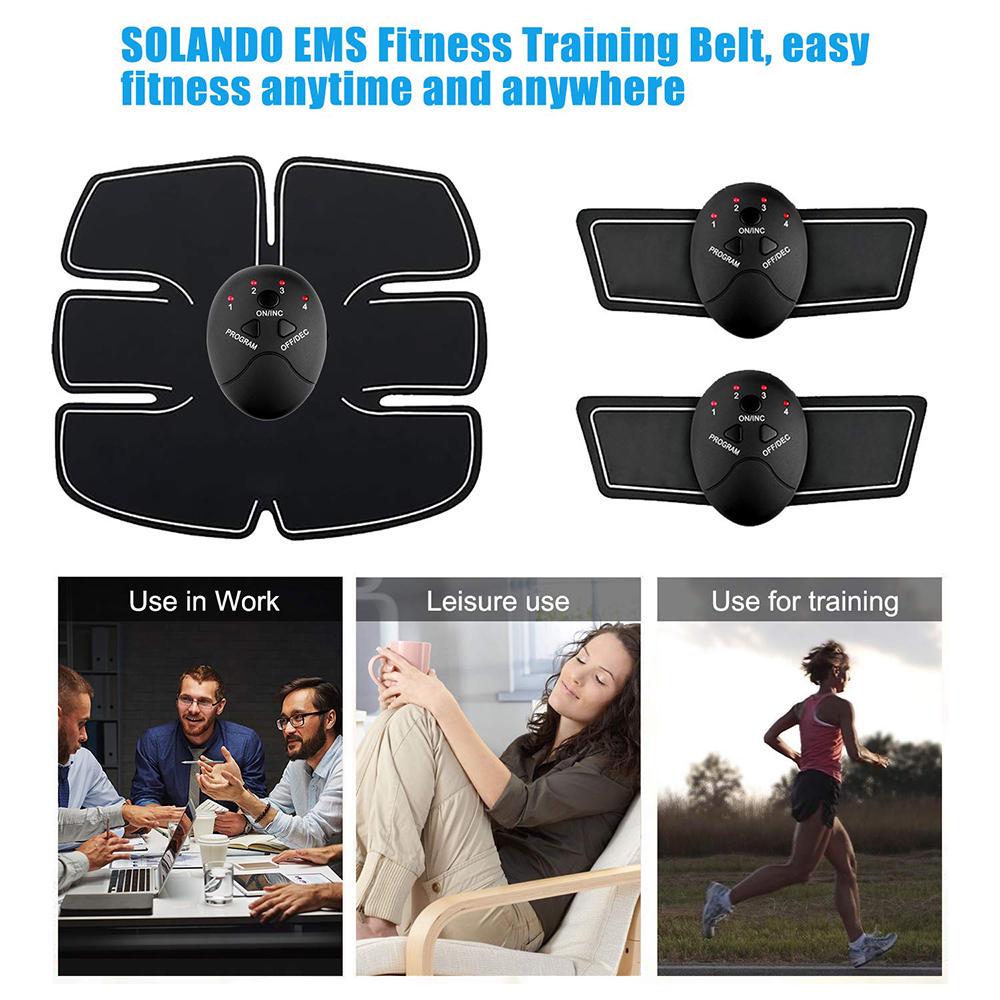 Buy Remote Control Abdominal Muscle Trainer Smart Body Building Fitness ...