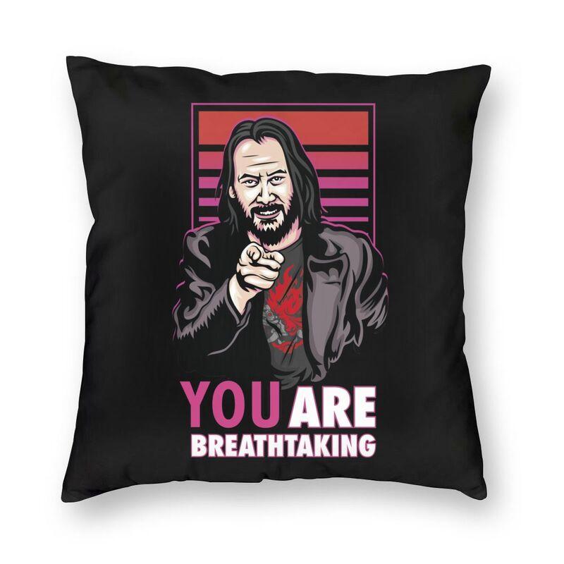 Satın alın Keanu Reeves Burn The City Luxury Throw Pillow Cover Home ...
