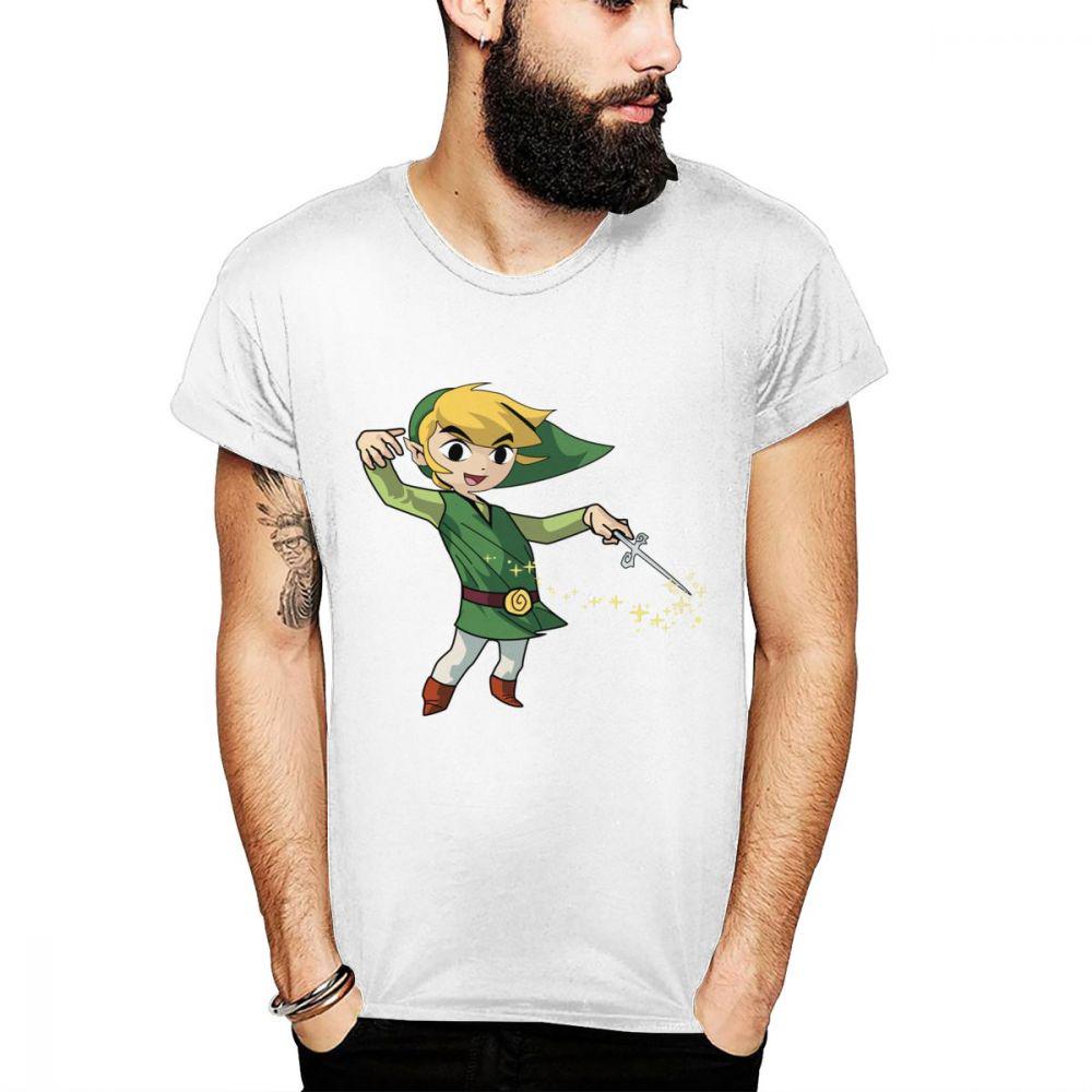 Buy Round Neck Music Conductors Link Legend Of Zelda Man 3d Print T ...