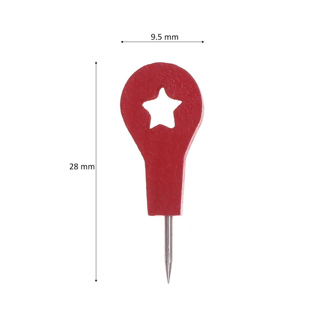 Buy 100pcs Pushpins Simple Decorative Lightweight Fixation Pushpin ...