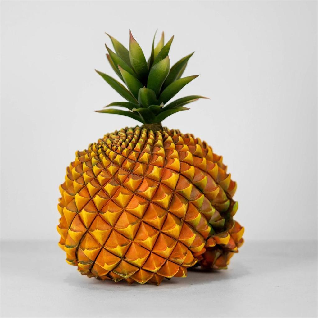 Resin Skull Decoration Pineapple Skeleton Statue for Halloween uygun ...