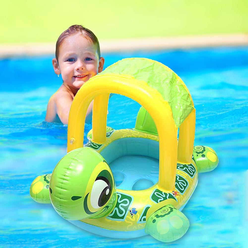 Buy Baby Swimming Float Boat- Inflatable Baby Float Seat Tortoise ...