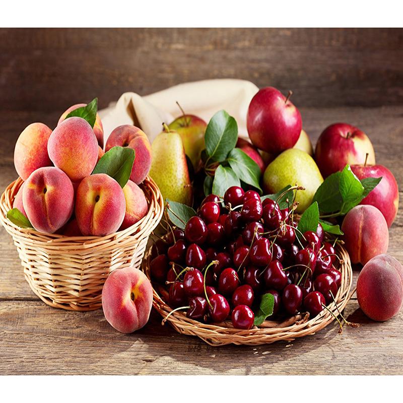 Buy 3D DIY Full Diamond Painting"Fruit family"Diamond Embroidery Cross ...