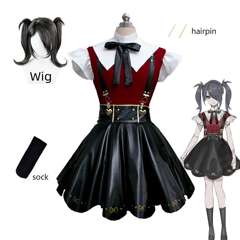 Cheap Anime NEEDY GIRL OVERDOSE Angel-chan Cosplay Costume Punk Girls ...