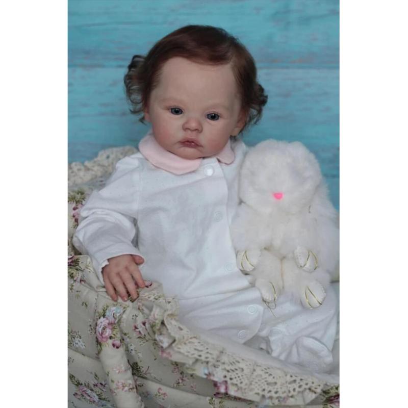 Cheap 49cm Realistic Simulated Baby Rebirth Toddler Meadow 3D Skin ...