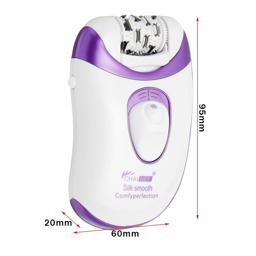 Electric Epilator Rechargeable 4 in 1 Callus Remover Device Hair ...