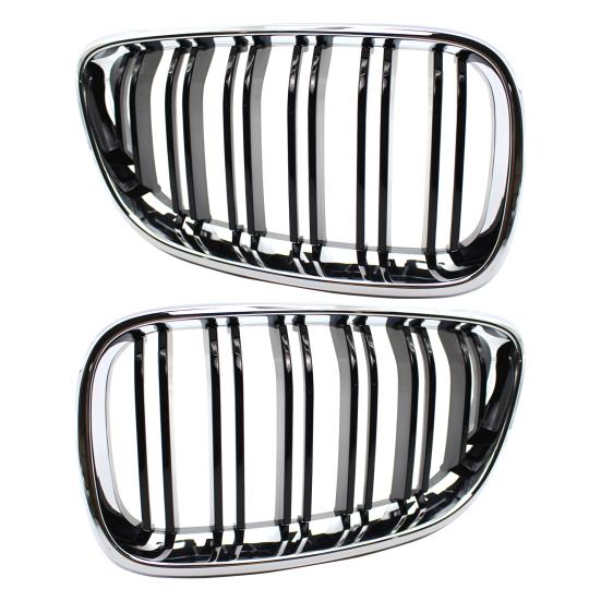 Buy 2Pcs Front Grill Heat-resistant Easy Installation Lightweight ...