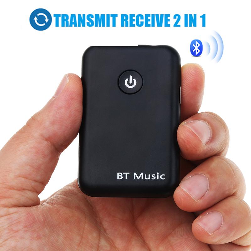 2 In1 Bluetooth Verici Alıcı 3 5mm Stereo Kablosuz Müzik Ses Kablosu