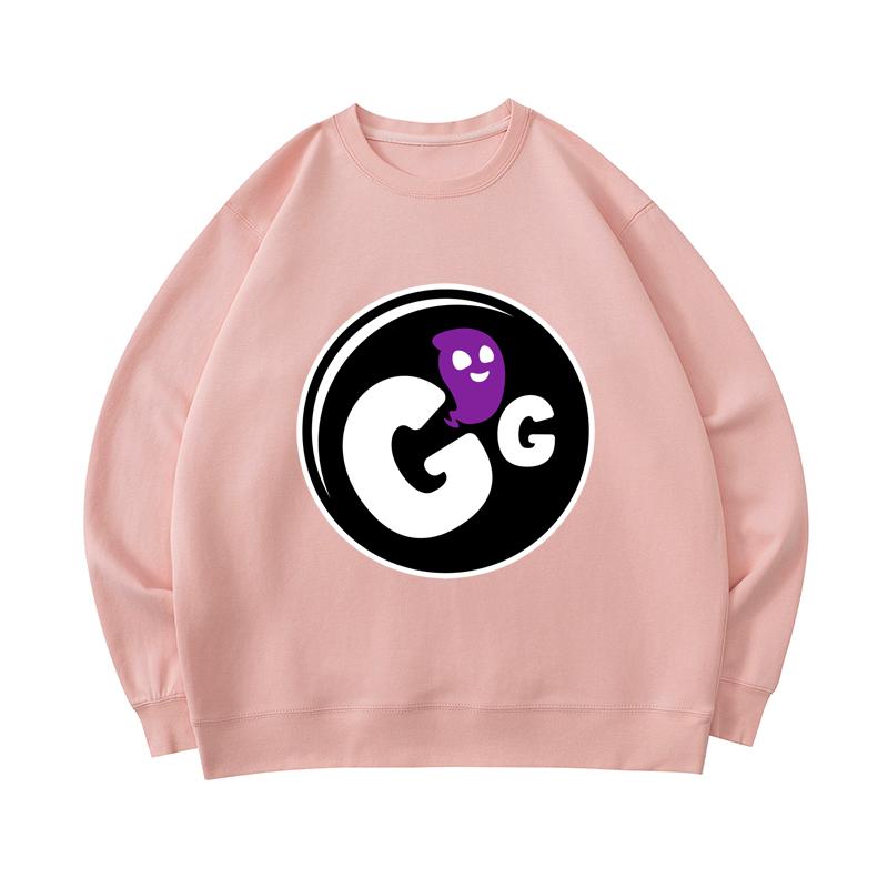 Buy Men's 300 GSM 100% Cotton Sweatshirt Ghostgang Print Street Fashion ...