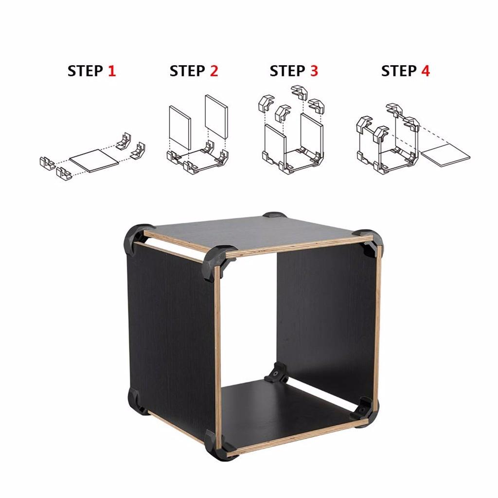 Buy Wood Clamp Panel Connectors Right Angle Clip Set for DIY Furniture ...
