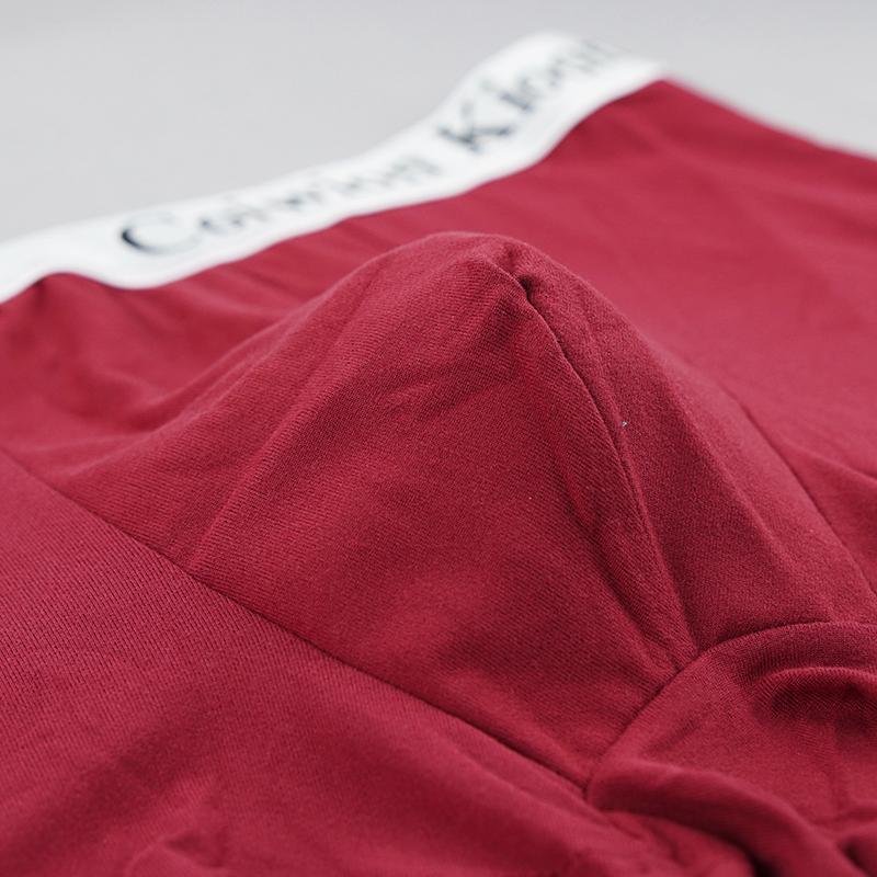 Buy 4pcs/set Men's Boxer L-4XL Elastic Solid Color Breathable Briefs ...