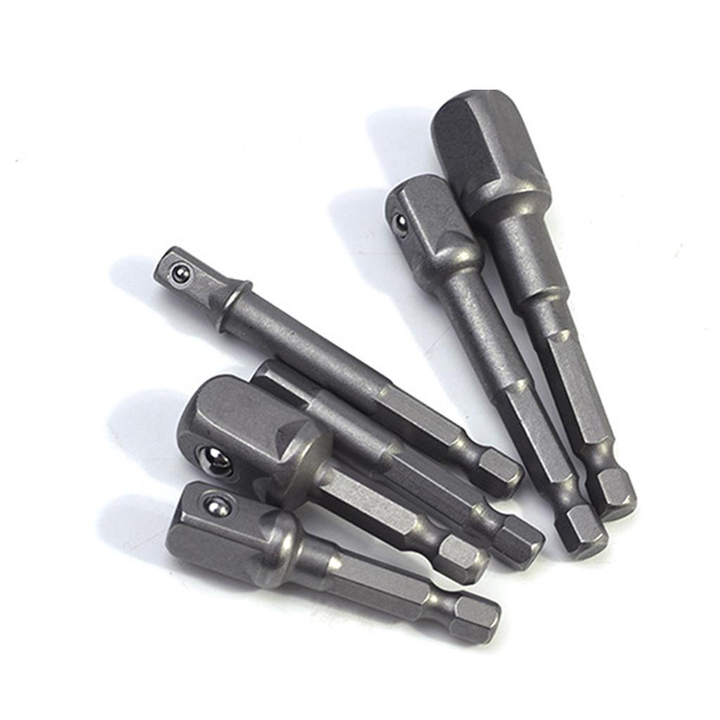 Buy 3Pcs/Sets Hexagonal Shank Square Head Socket Extension Bar Wrench ...