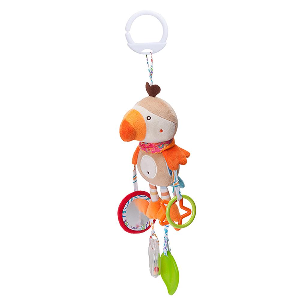 Buy Cute Cartoon Animal Wind Chime Bed Trailer Hanging Toys Parrot at ...