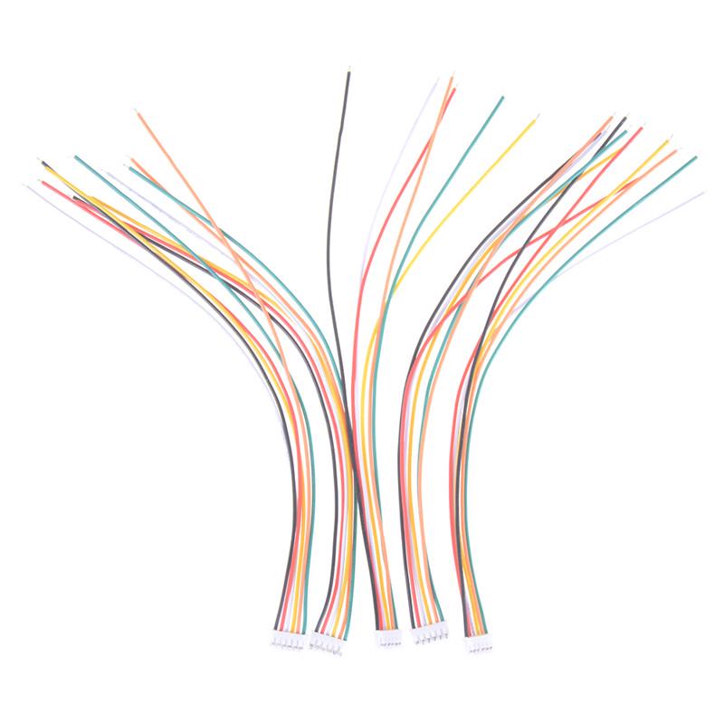 5Pcs Mini Micro JST 2.0mm PH 6-Pin Male Connector Plug Wires Cables 200mm uygun fiyatlı satın ...