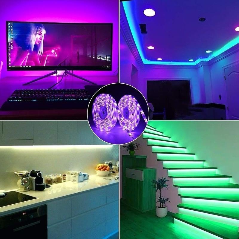 Buy 1/2/5M 60Led/m Music Led Light Strip LED Flexible Light Music IR ...