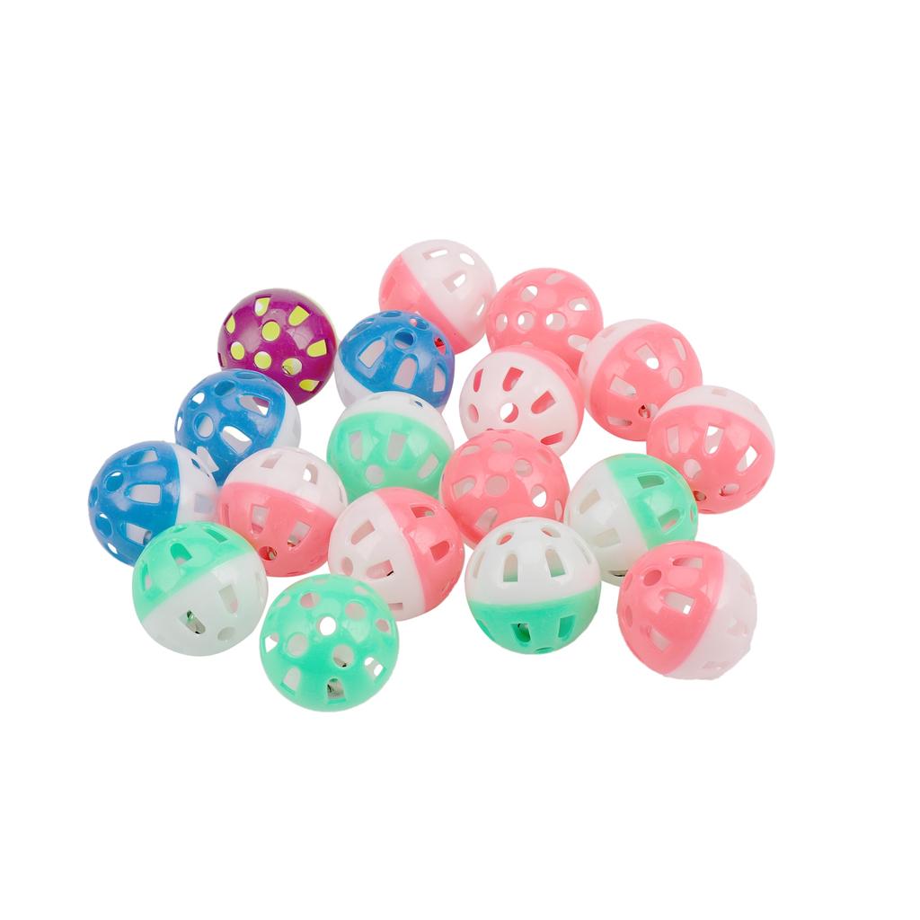 Satın alın 18Pcs Pet Dog Cat Puppy Jingle Bell Ring Ball Round Roll ...