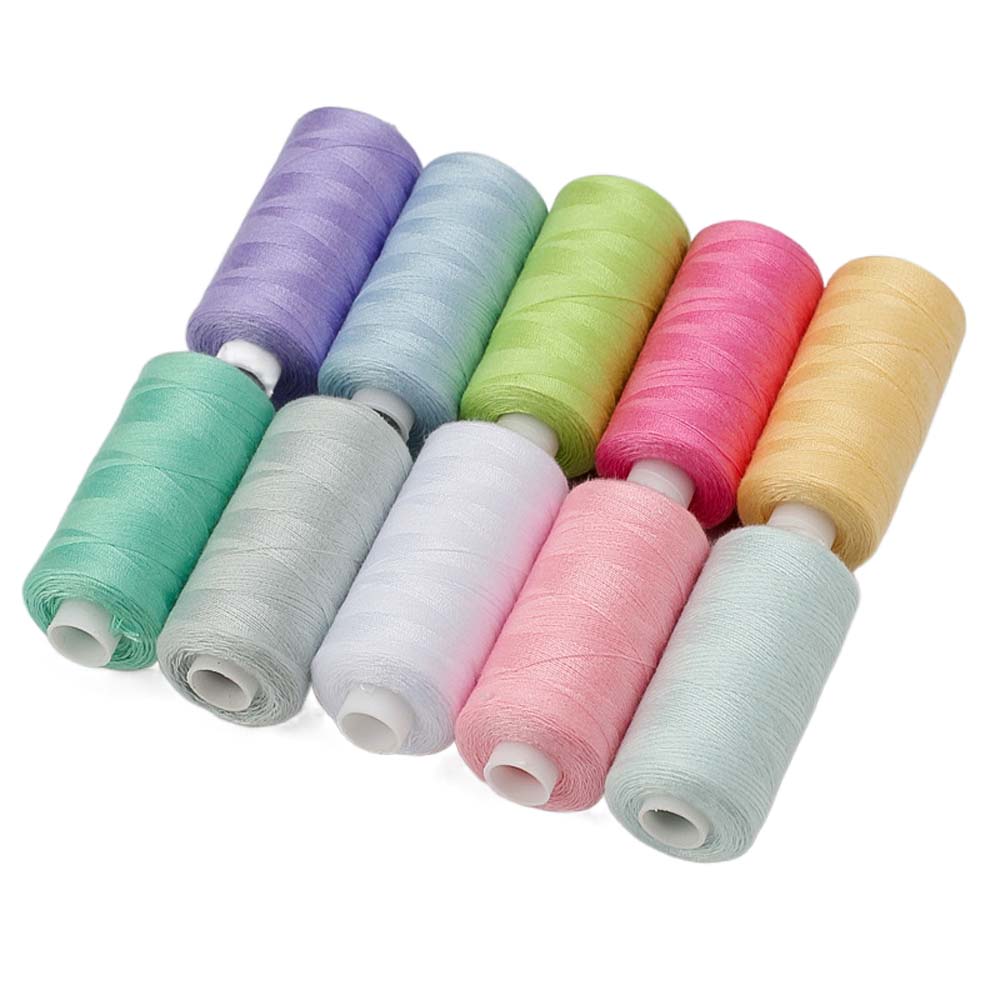 10Pcs/Set Handmade Diy Sewing Thread Home 402 Polyester Thread 400 ...