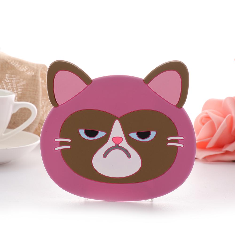 Cute Cartoon Design Tea Cup Coaster Coaster Pad Coffee Drink Silicone ...