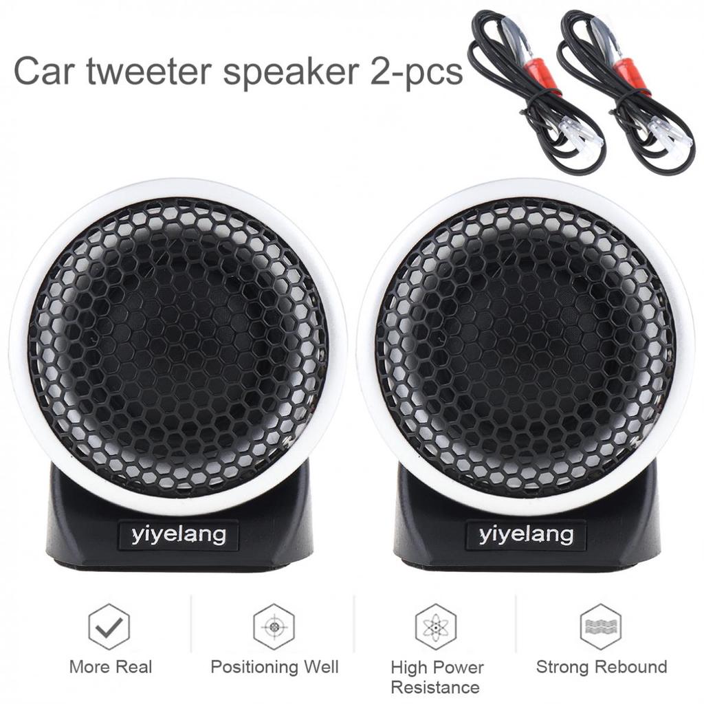 2pcs 150W YH-88D High Efficiency Super Silk Dome Tweeters Speakers for Car Audio System uygun ...