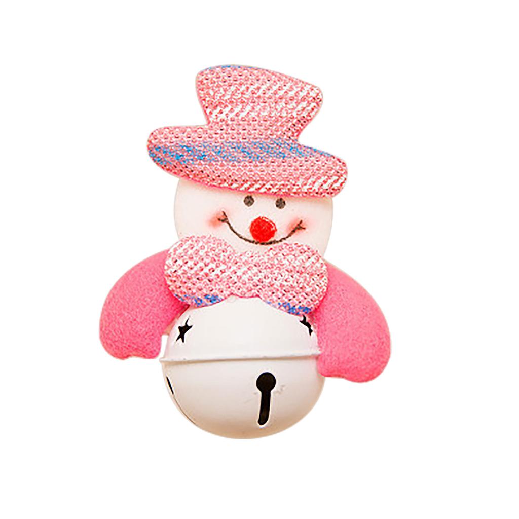 Buy Christmas Tree Figurine Bells Santa Snowman Bell Pendant Christmas ...