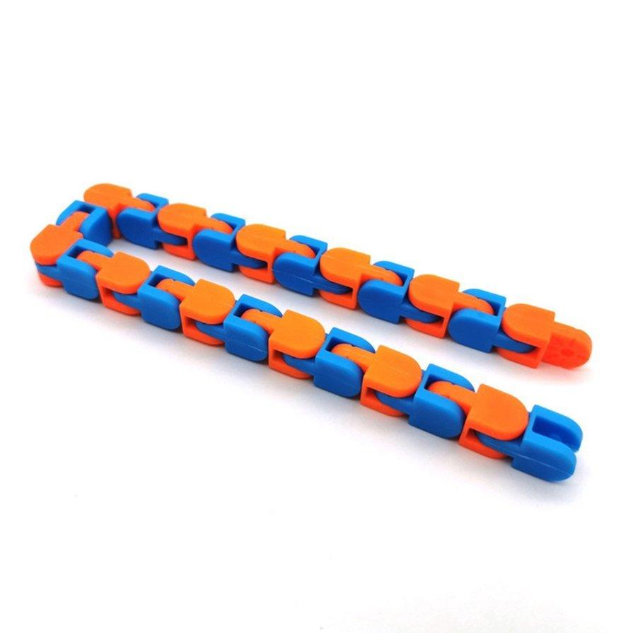 Buy LCPOO 24-section Rail Decompression Chain Toy Small And Flexible ...